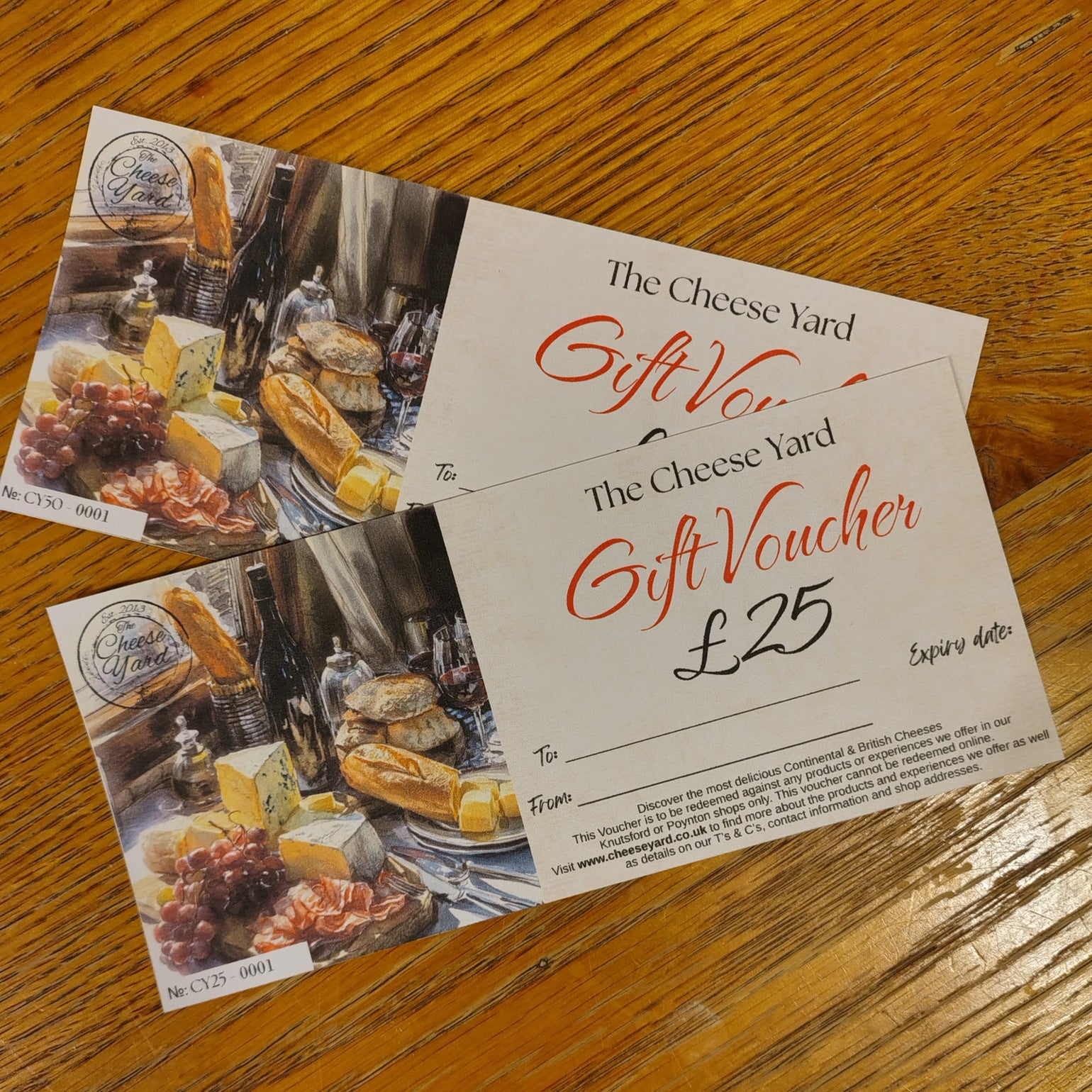 The Cheese Yard Voucher | The Cheese Yard